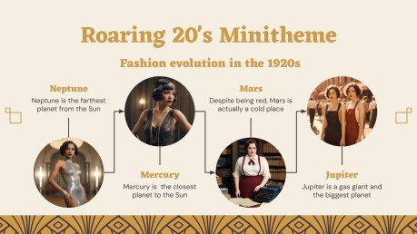 Roaring 20's Minitheme Infographics Template