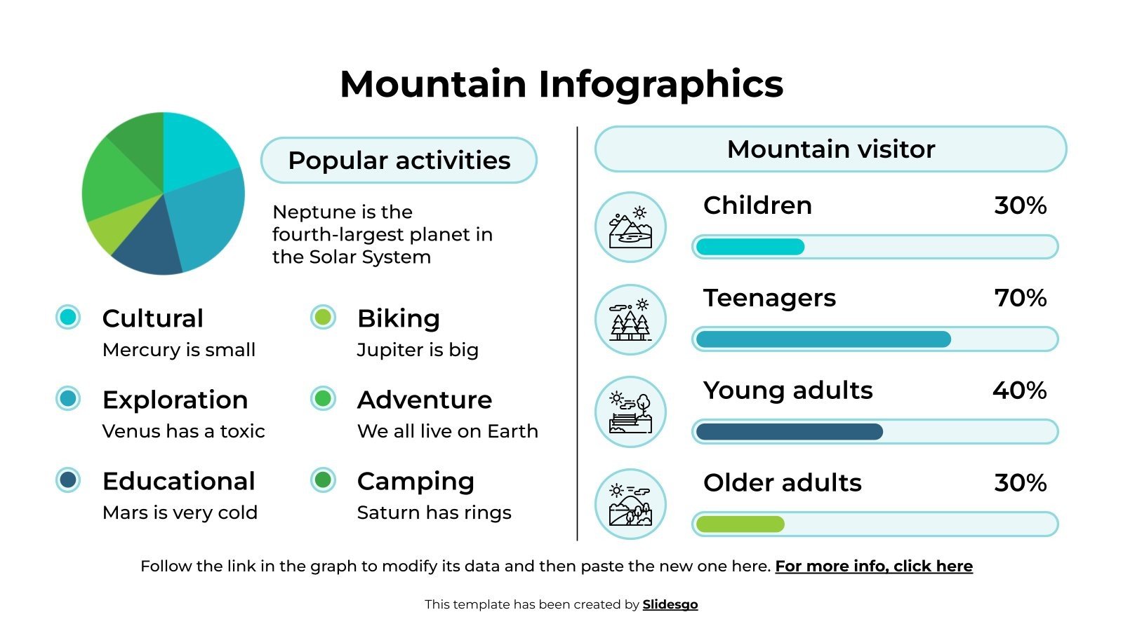 Mountain Infographics Template