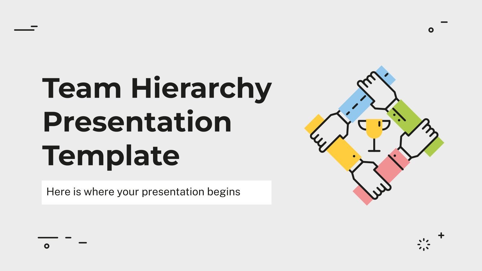 Team Hierarchy Presentation Template Presentation