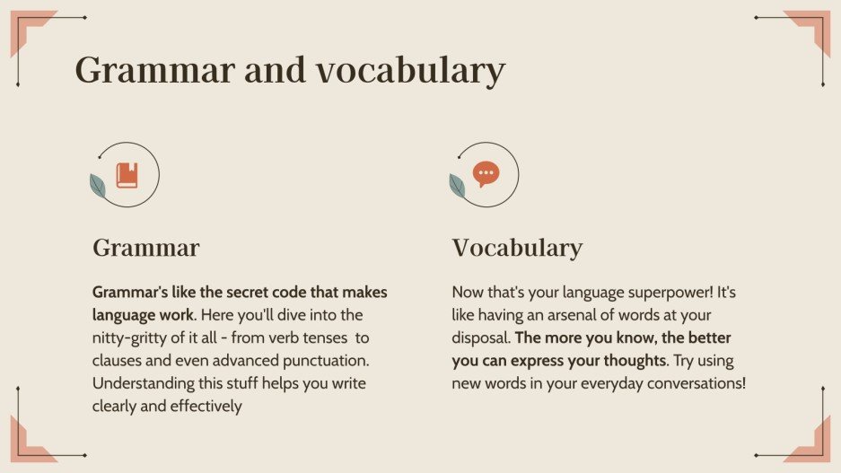 English Literature Class Template