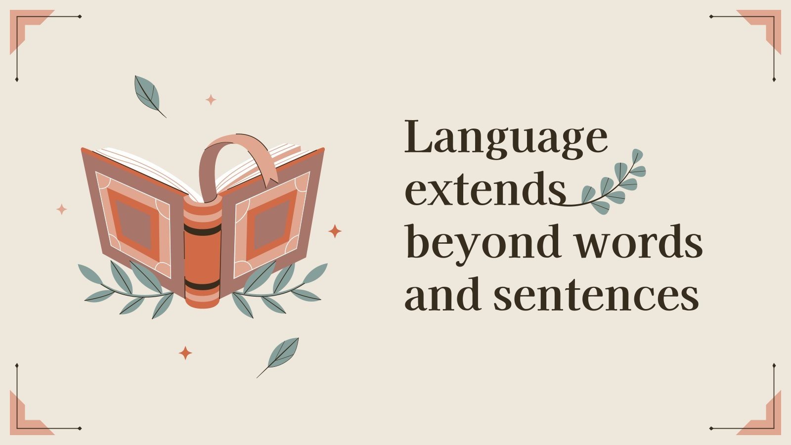 English Literature Class Template