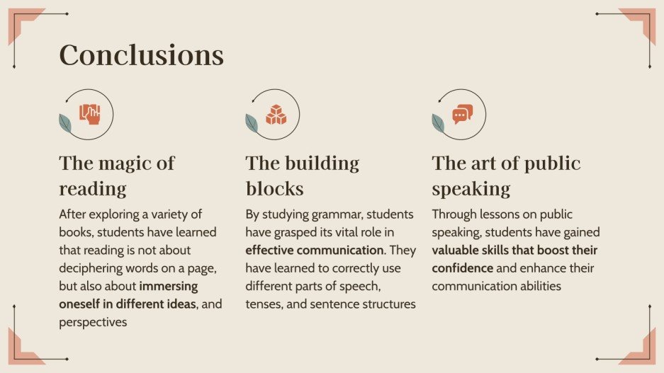 English Literature Class Template