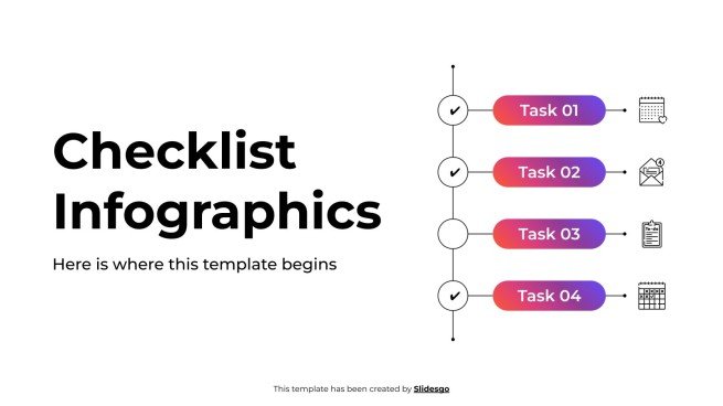 Checklist Infographics Template