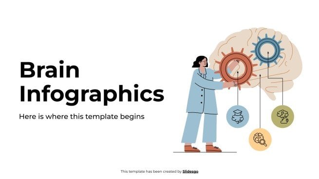 Brain Infographics Template