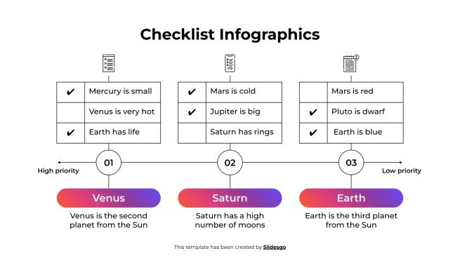 Checklist Infographics Template