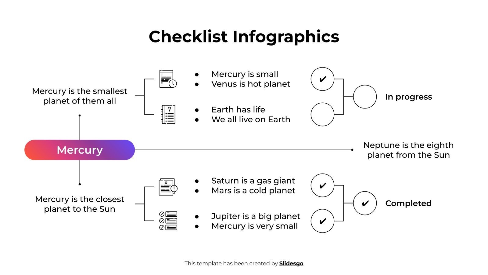 Checklist Infographics Template