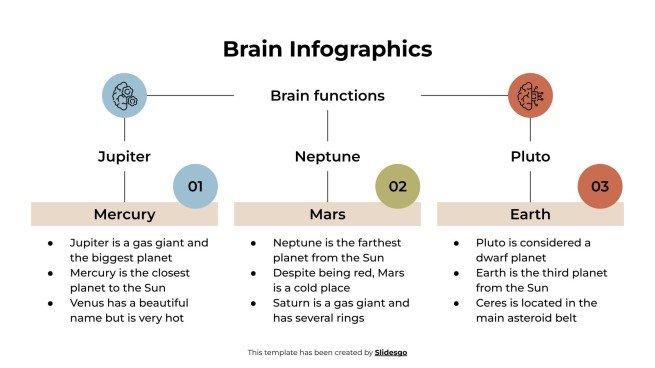 Brain Infographics Template