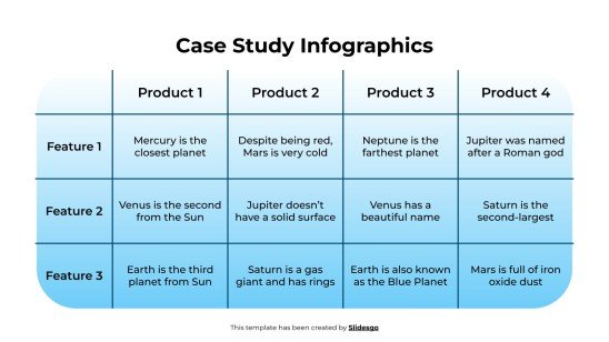 Case Study Infographics Template