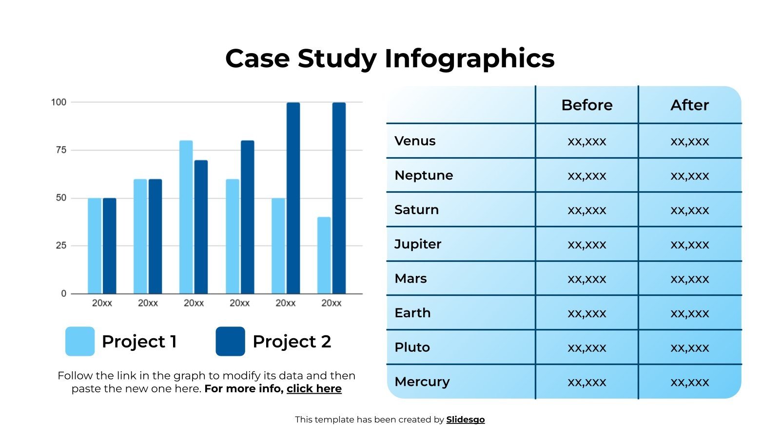 Case Study Infographics Template