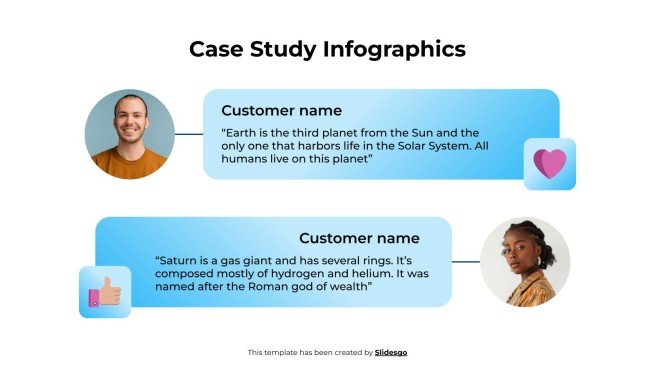 Case Study Infographics Template
