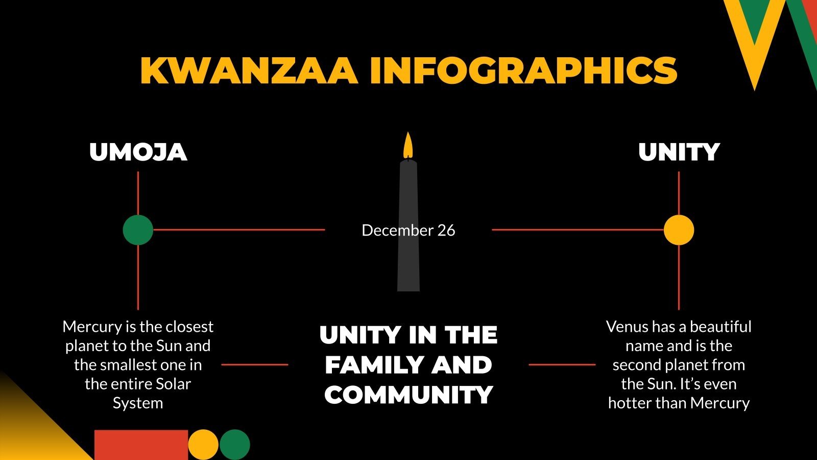 Kwanzaa Infographics Template