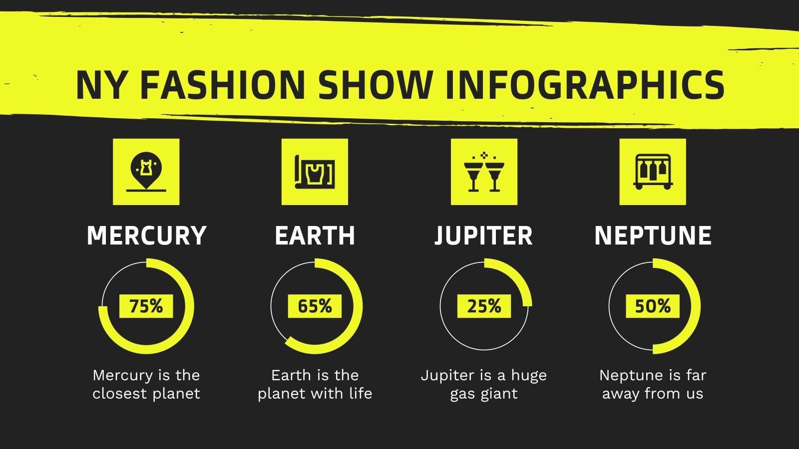 NY Fashion Show Infographics Template