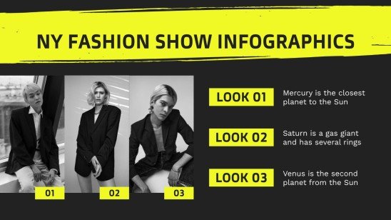 NY Fashion Show Infographics Template