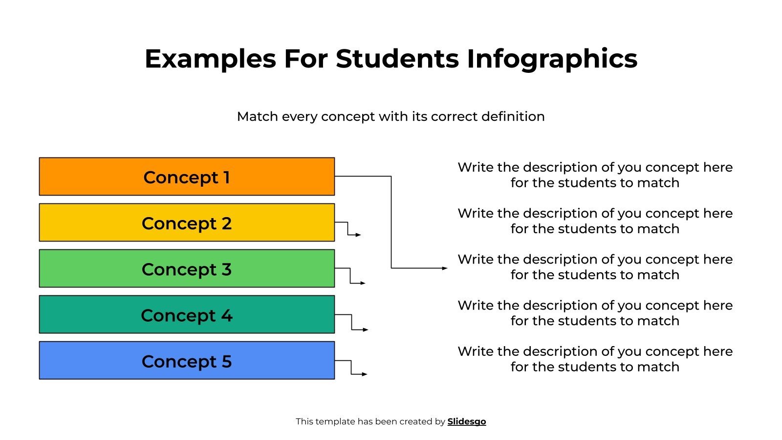 Examples For Students Infographics Template