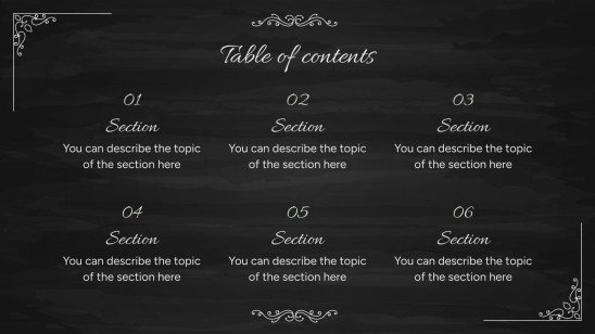 Simple Blackboard Background Presentation