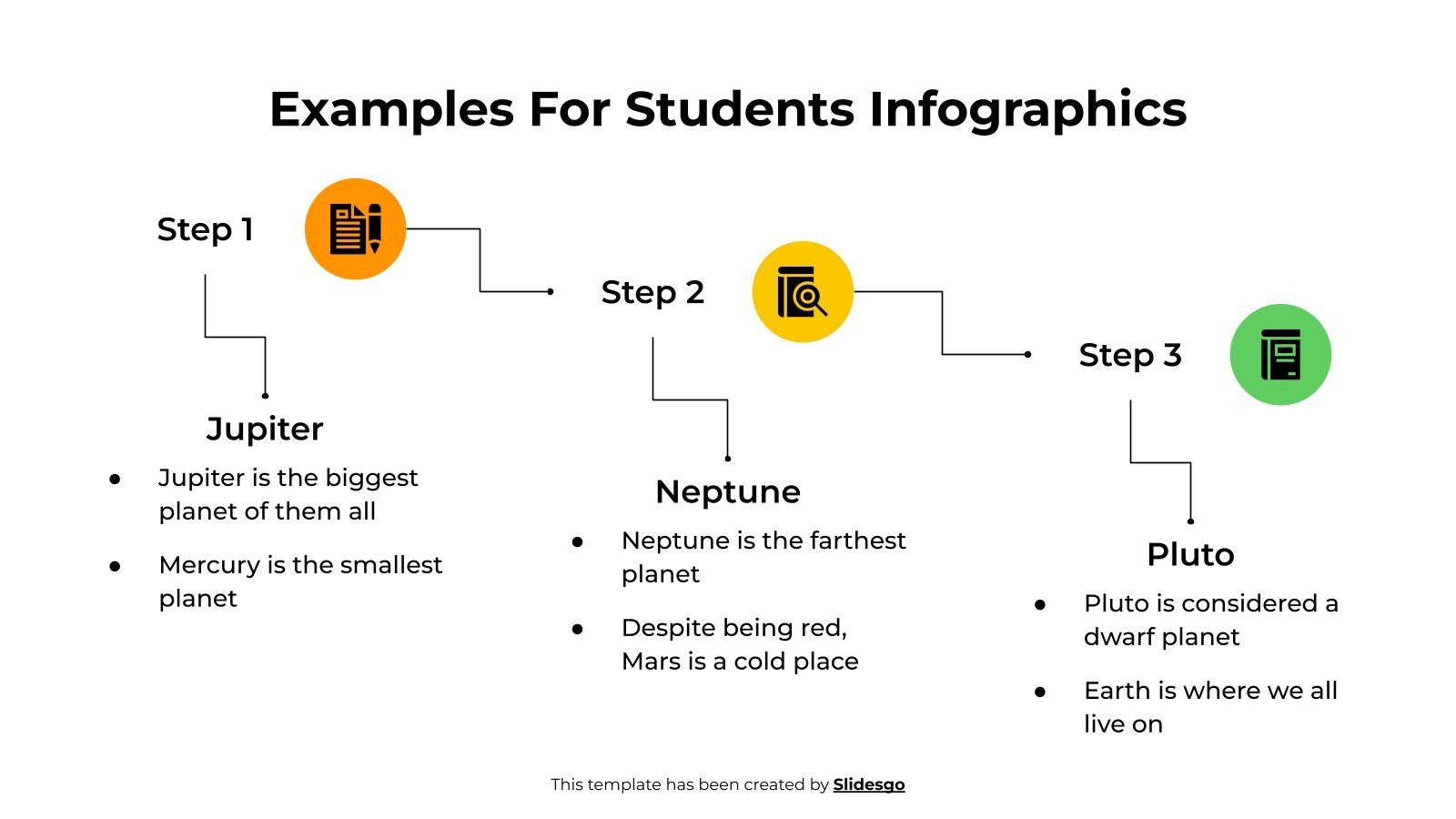 Examples For Students Infographics Template