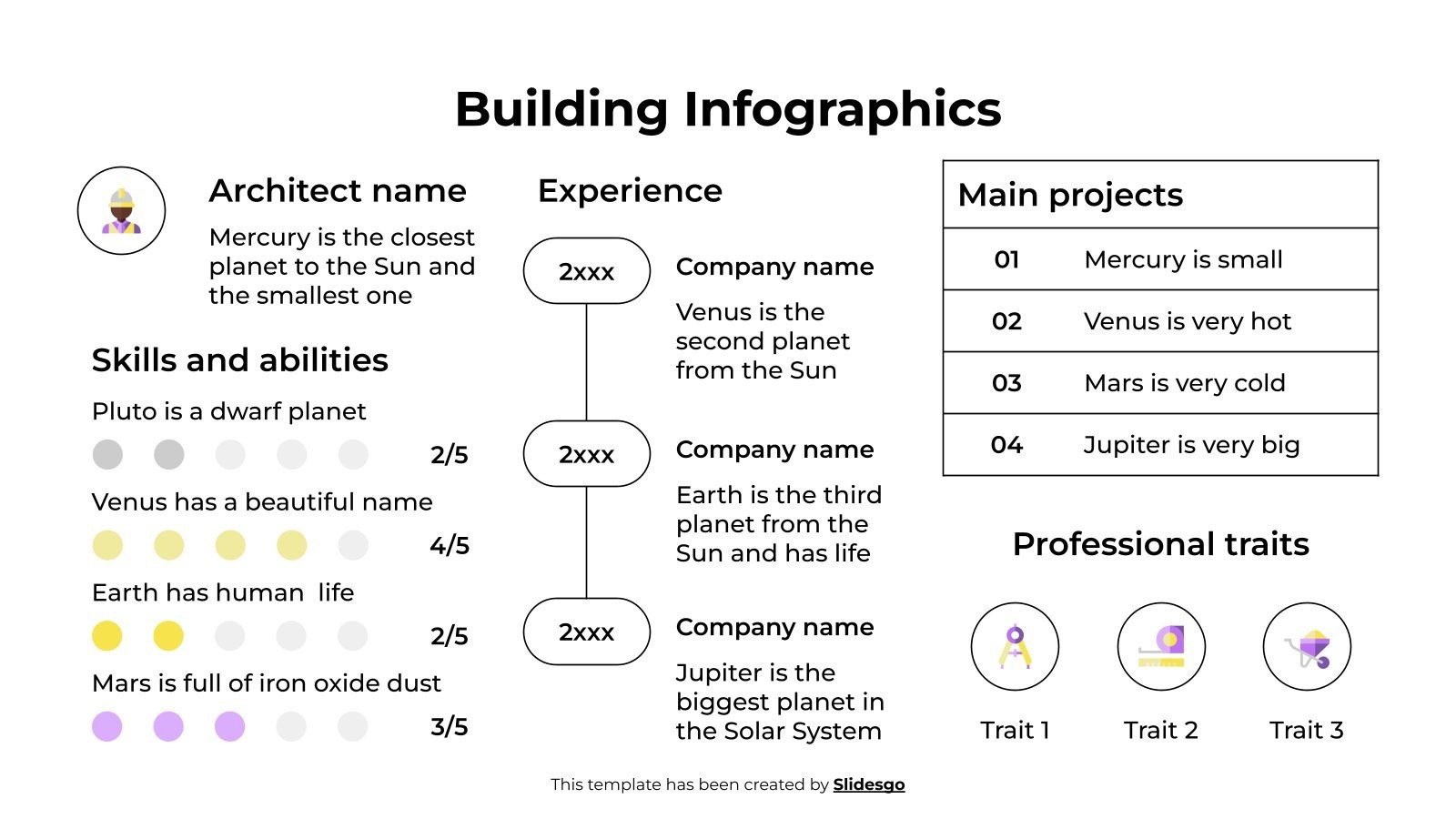Building Infographics Template