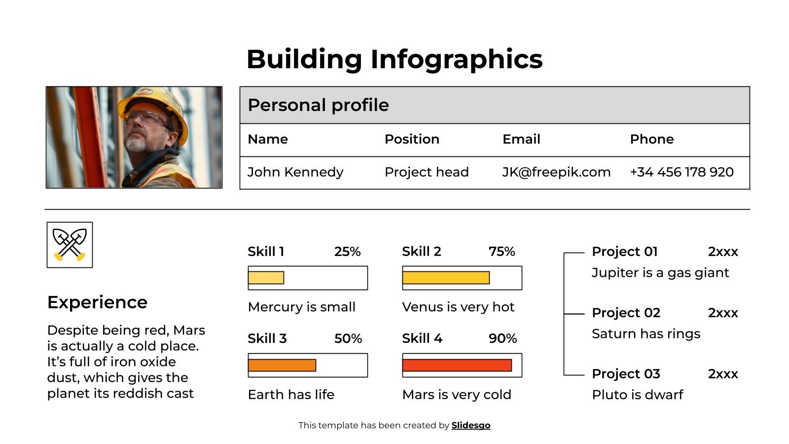 Building Infographics Template