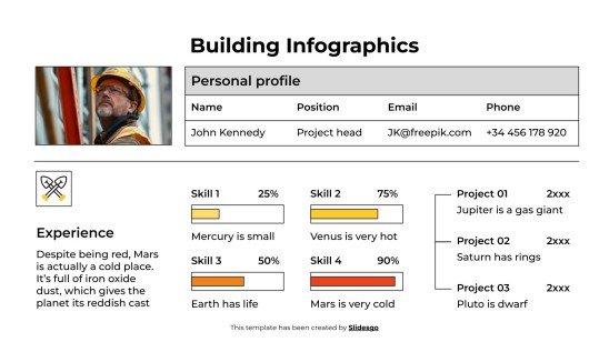 Building Infographics Template