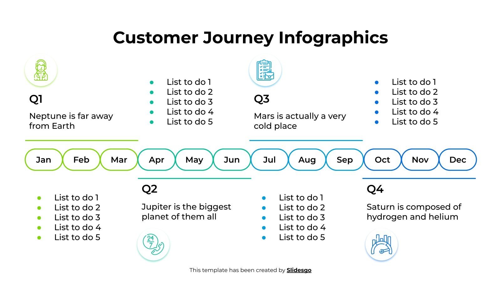 Customer Journey Infographics Template