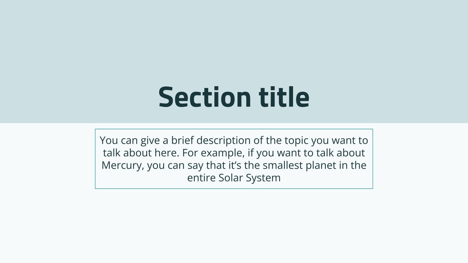 Text Wall Presentation Template Presentation