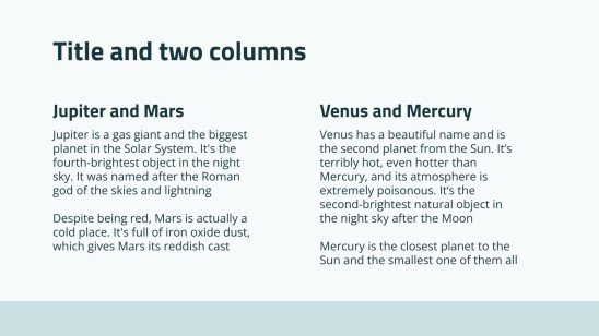 Text Wall Presentation Template Presentation