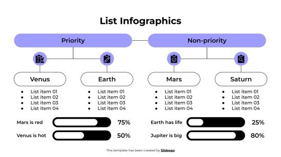List Infographic Presentation