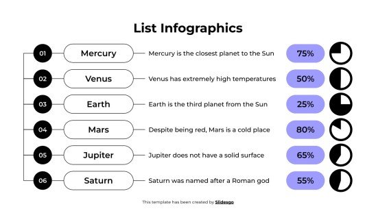 List Infographic Presentation