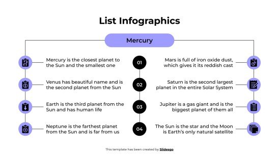 List Infographic Presentation