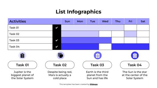 List Infographic Presentation