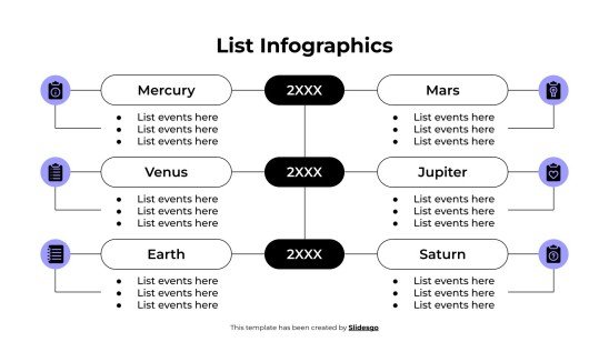 List Infographic Presentation