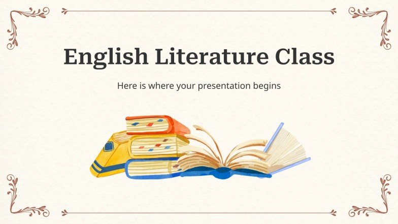 English Literature Class Presentation