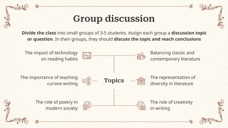 English Literature Class Presentation