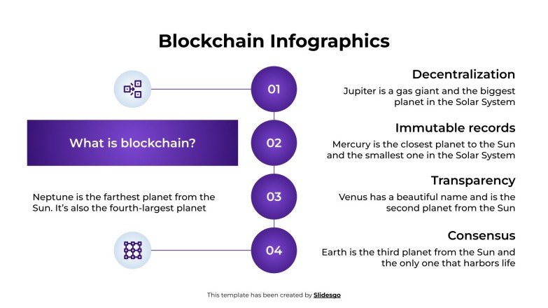 Blockchain Infographics Template