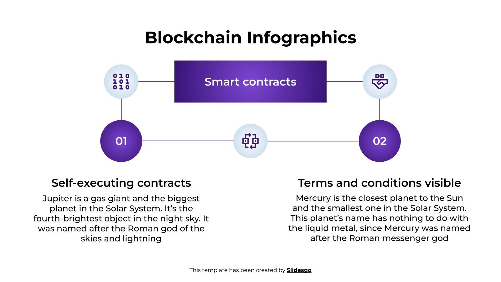 Blockchain Infographics Template