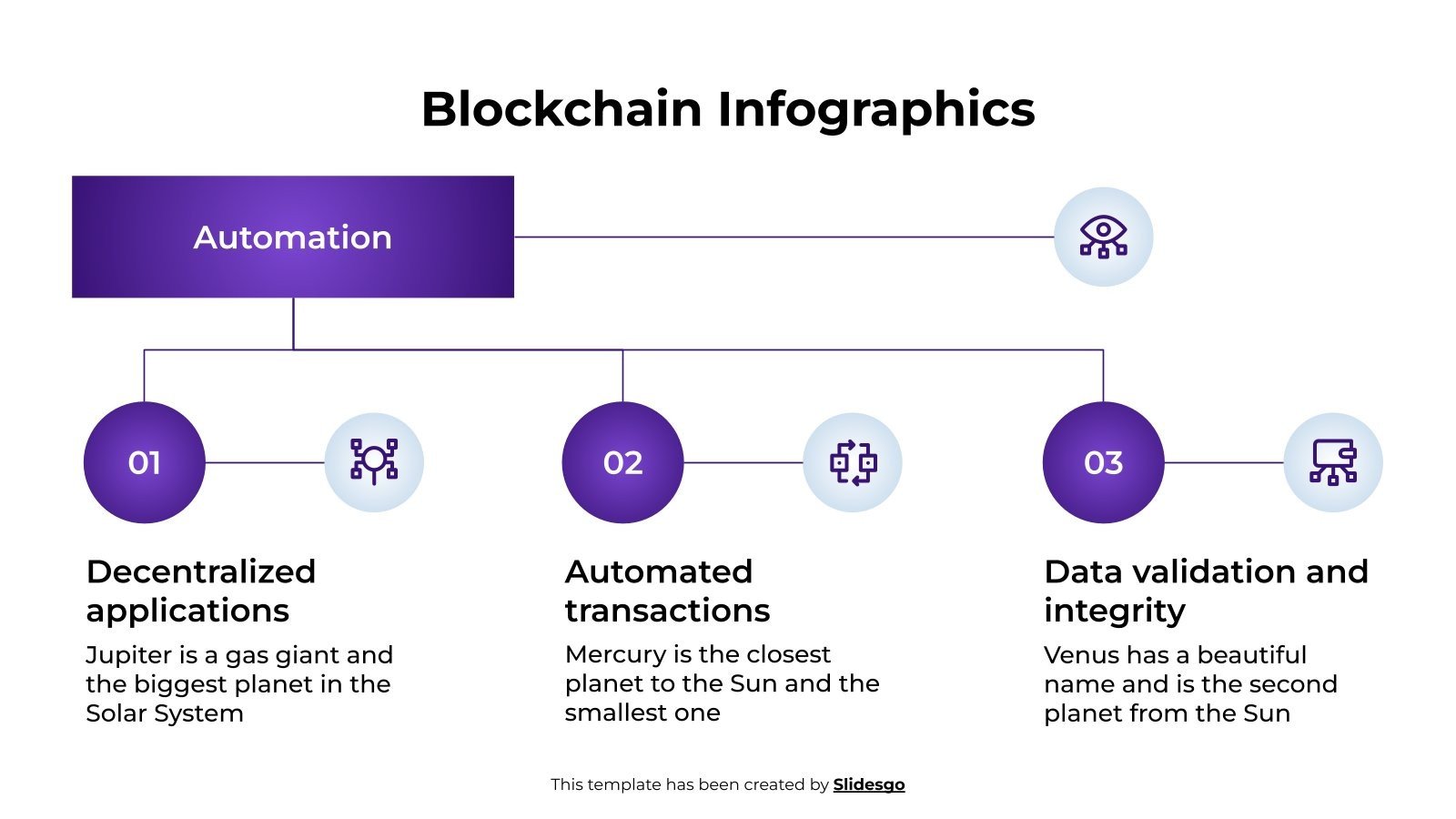 Blockchain Infographics Template