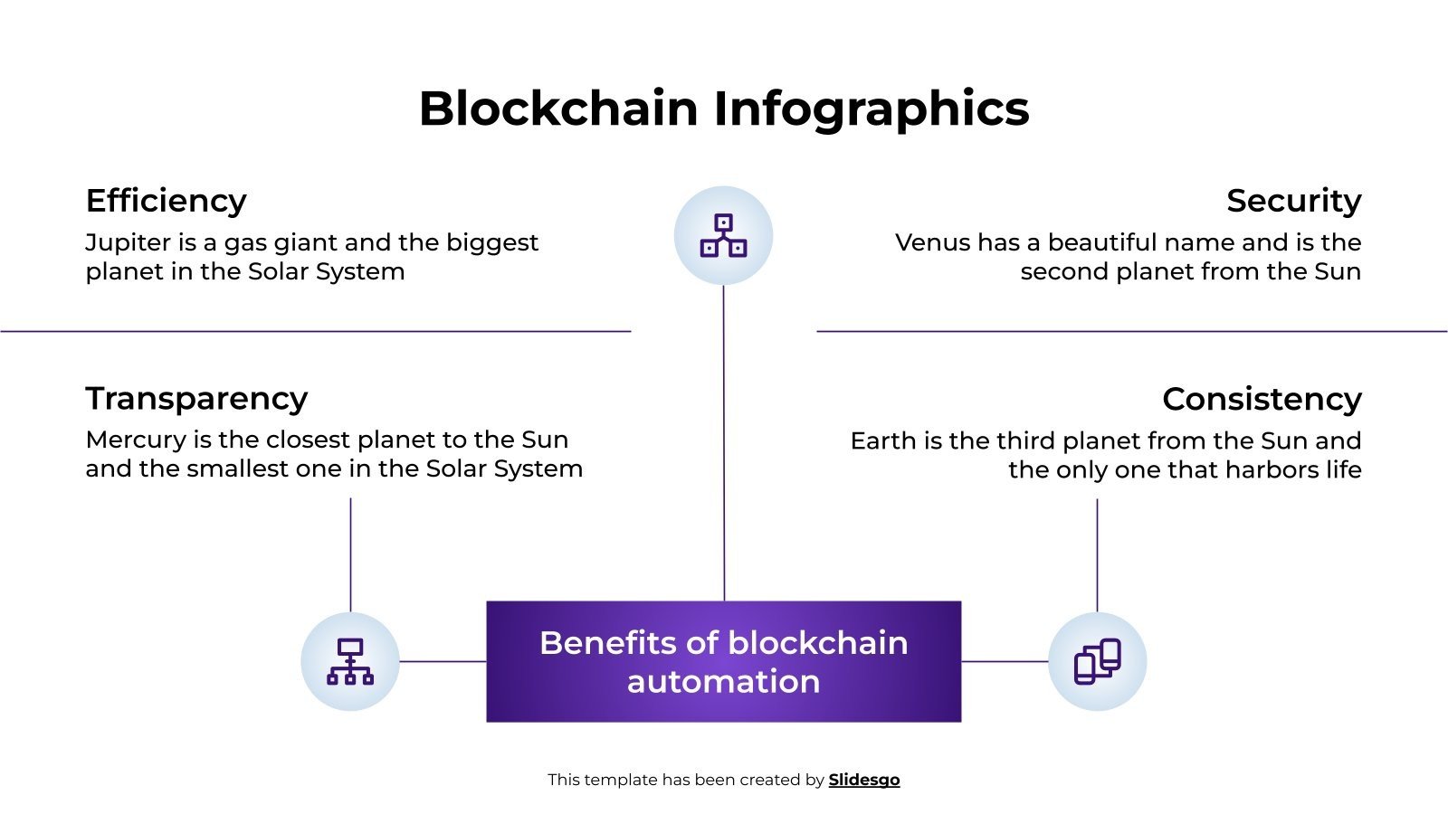 Blockchain Infographics Template