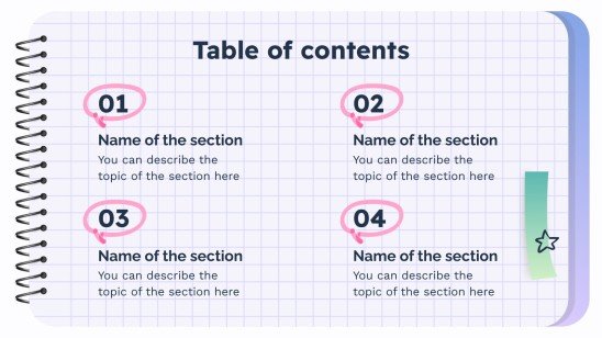 Notebook Middle School Lesson Presentation