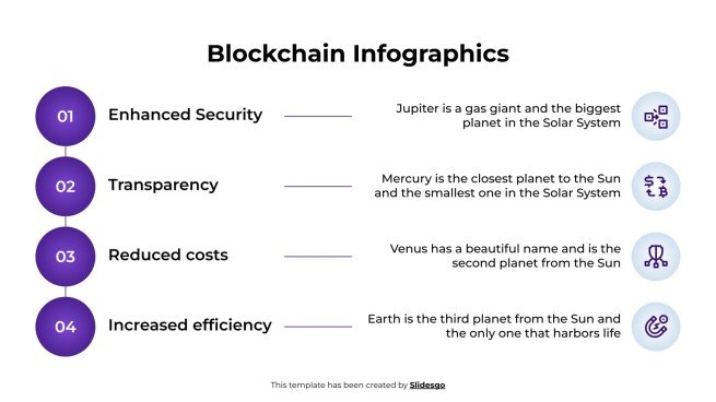 Blockchain Infographics Template