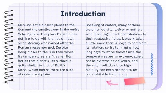 Notebook Middle School Lesson Presentation