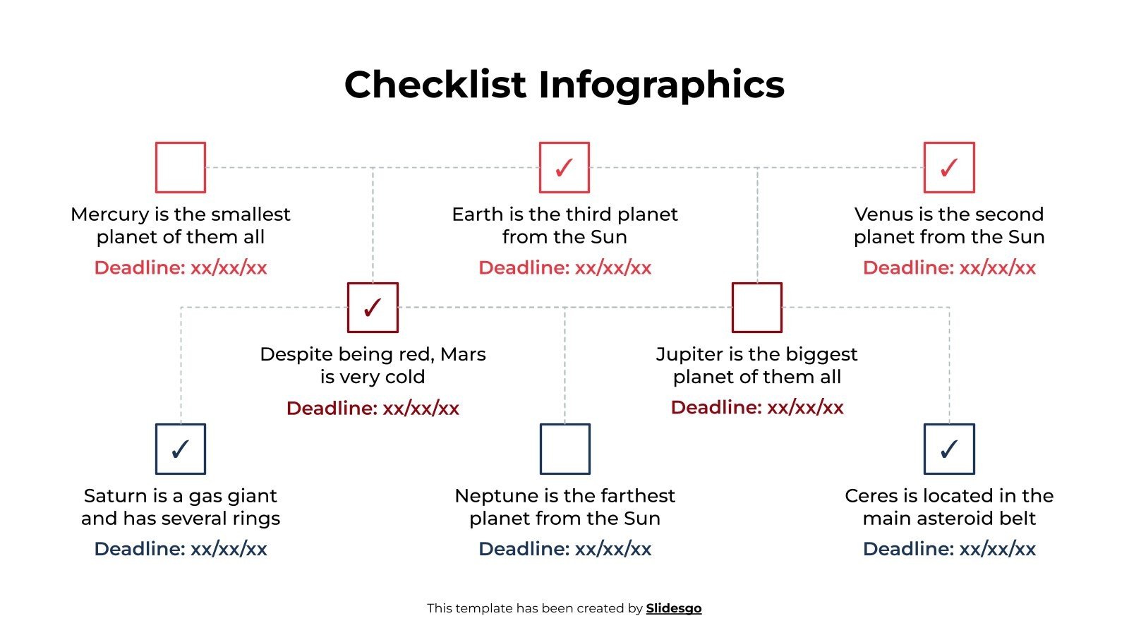 Checklist Infographics Template