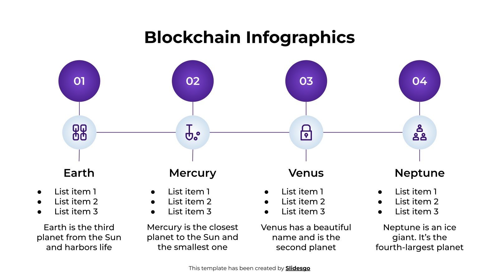 Blockchain Infographics Template