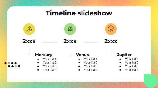 Timeline Slideshow Presentation