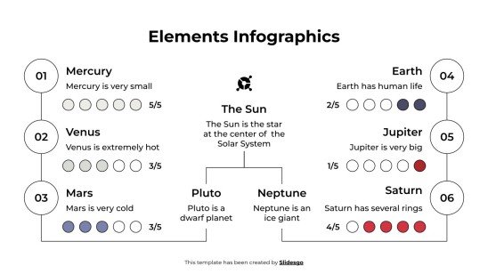 Elements Infographics Template