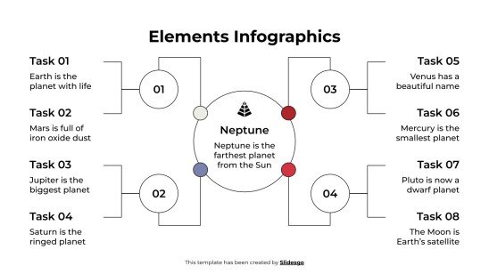 Elements Infographics Template