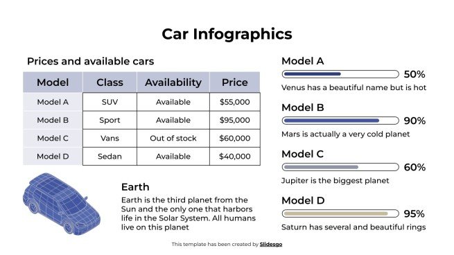 Car Infographics Template