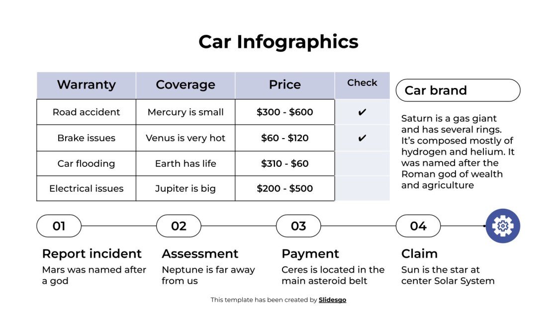 Car Infographics Template