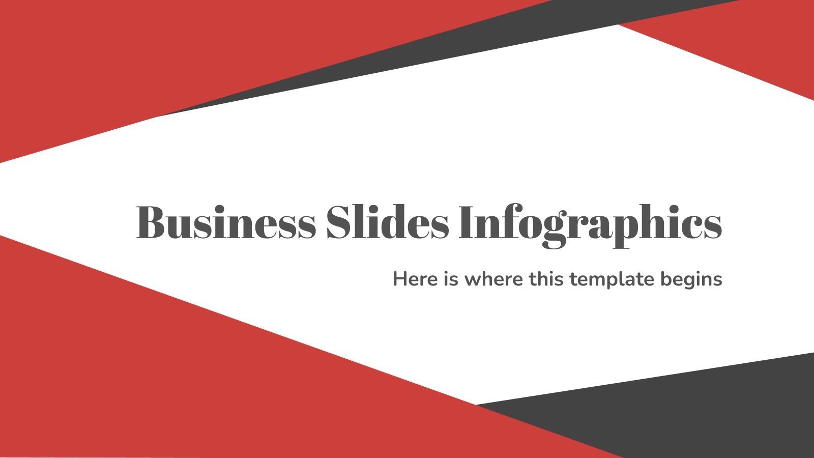 Business Slides Infographics Template