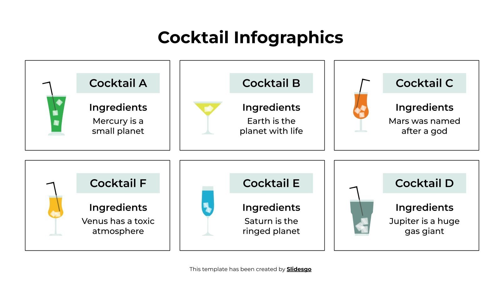 Cocktail Infographics Presentation