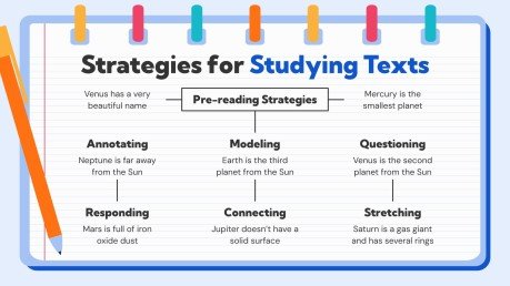 Strategies for Studying Texts Infographics Template